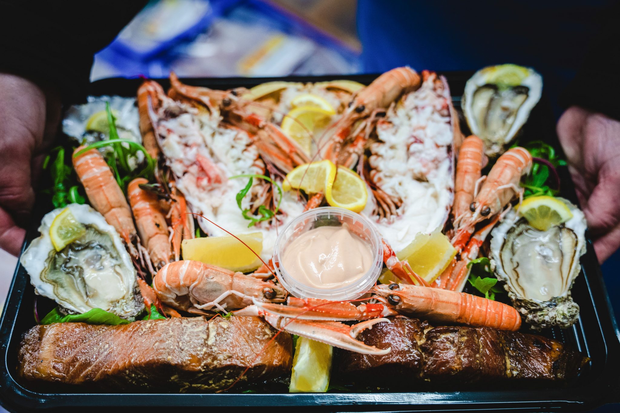 Platter for two - D.R Collin Fish